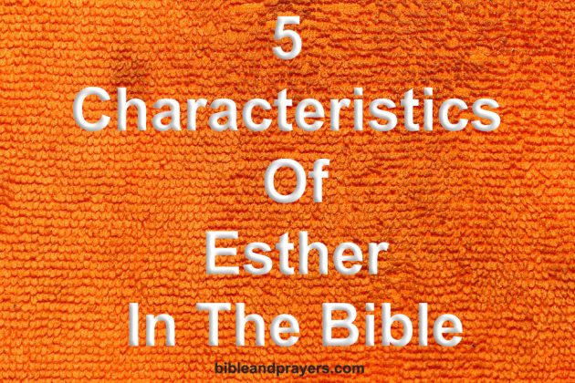 5 Characteristics Of Esther In The Bible-Bibleandprayers.com
